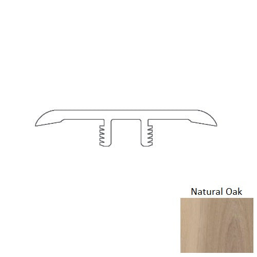 Shaw Cathedral Oak 720C Plus Natural Oak T Molding With Molding Track ...