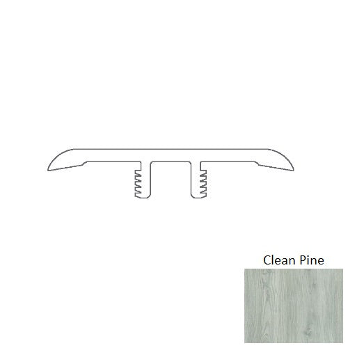 Shaw 05078 Greige Walnut ArmourBead T Molding With Molding Track ...