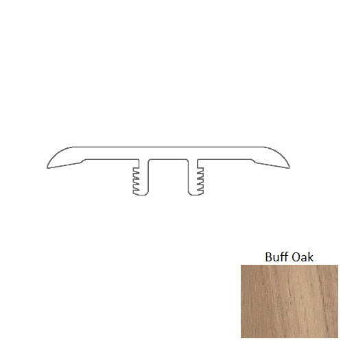Shaw 07058 Buff Oak ScufResist T Molding With Molding Track — Stone ...