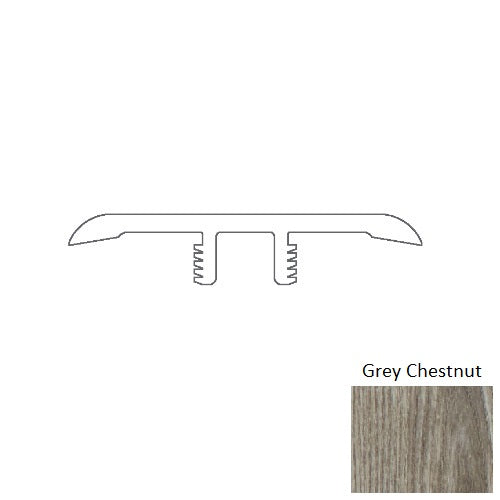 Shaw 07062 Grey Chestnut ArmourBead T Molding With Molding Track ...