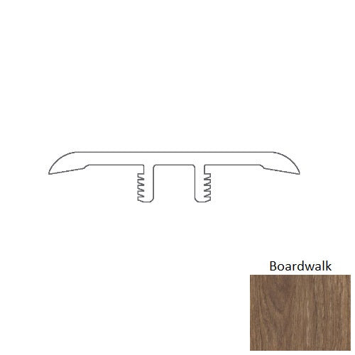 Shaw 07088 Boardwalk ArmourBead T Molding With Molding Track — Stone ...