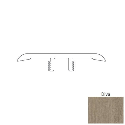 Shaw CC116 Diva Prefinished T Molding With Molding Track — Stone & Tile ...