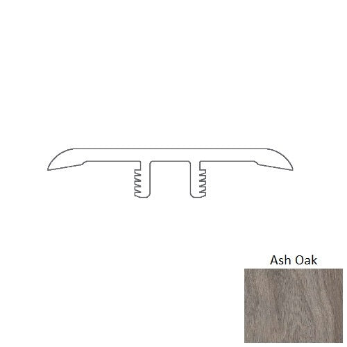 Shaw CC408 Ash Oak Prefinished T Molding With Molding Track — Stone ...