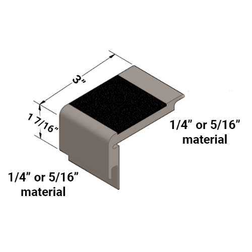 Tarkett Johnsonite TA8 Welsh Castle Visually Impaired Double Undercut ...