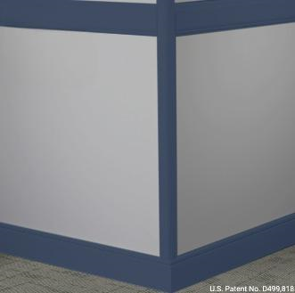 Tarkett Johnsonite TH2 Blue Intensity Millwork Rampart Chair Rail ...