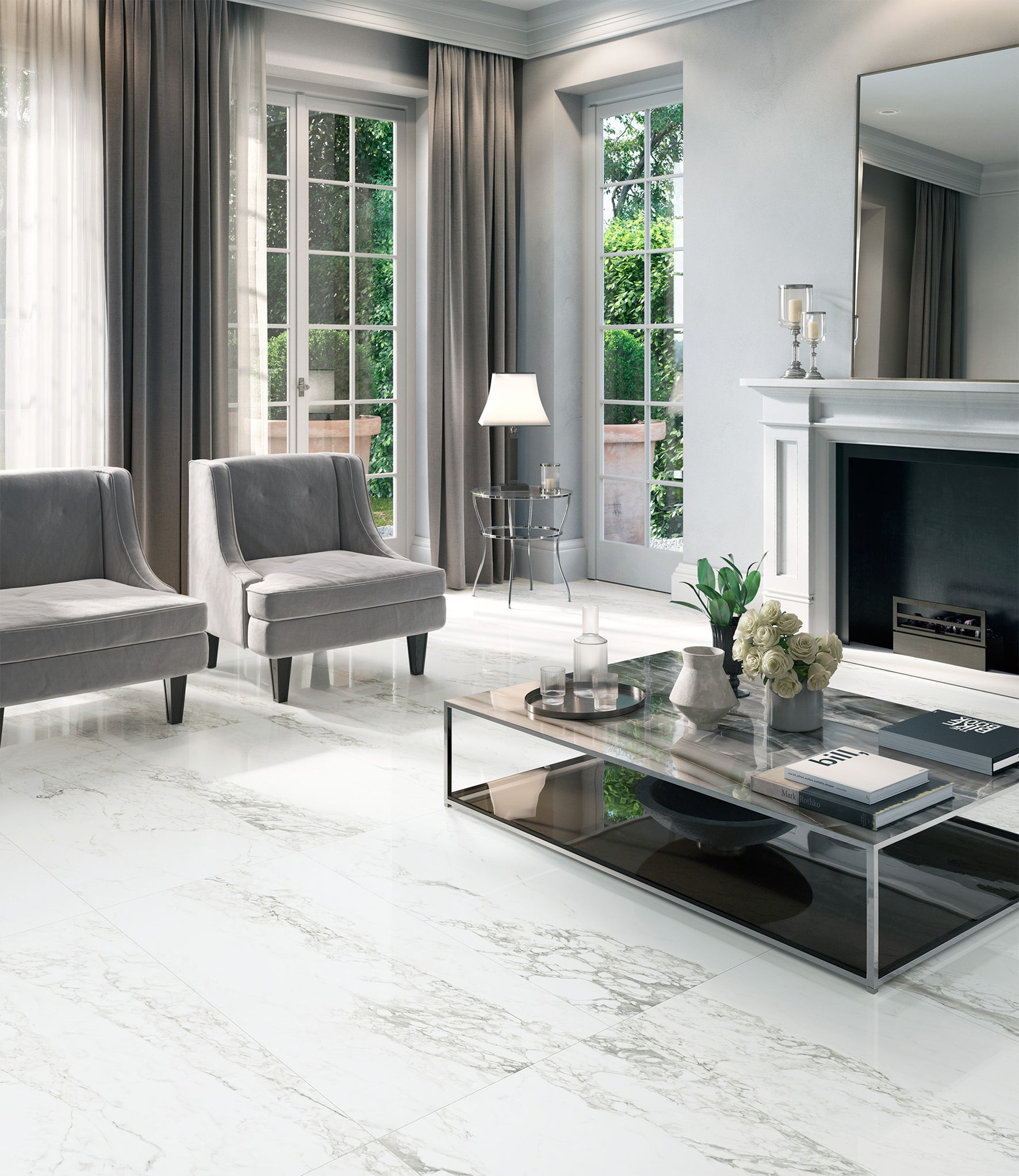 Arizona Tile Tru Marmi Arabescato Matte Porcelain Tile | Lowest Price ...