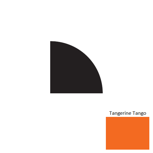 Tarkett Johnsonite 62 Tangerine Tango Millwork Quarter Round — Stone ...