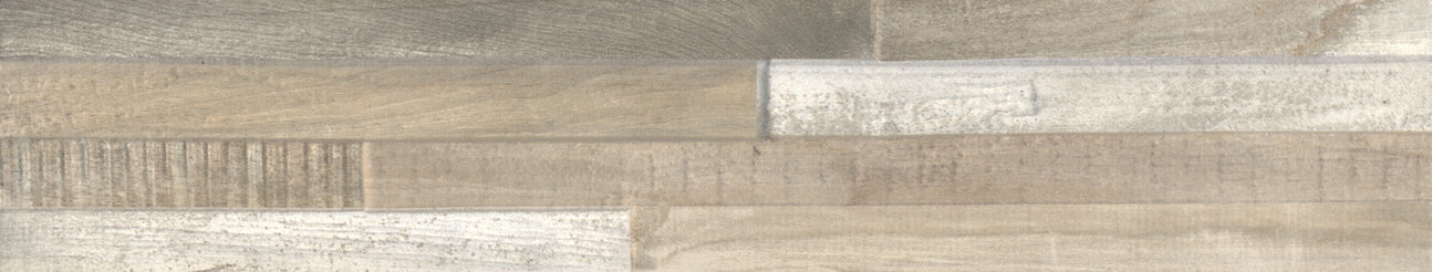 Full Ledger Sample - Samurai Taupe Porcelain Ledgestone - 3" x 15" Mat ...