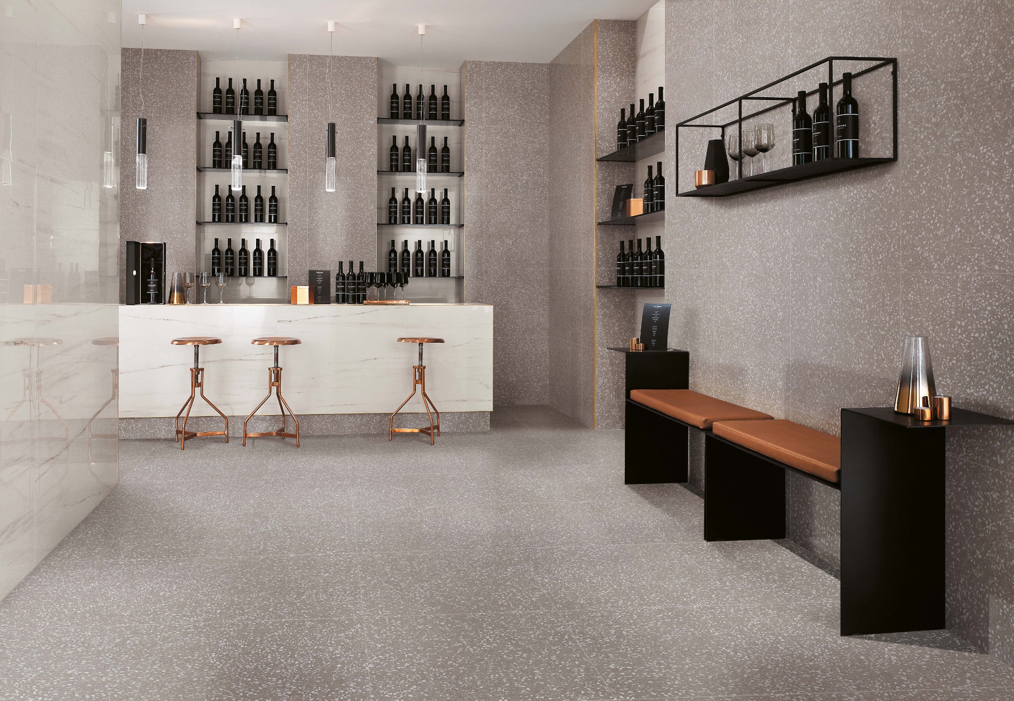 Arizona Tile Terrazzo Pearl Polished Porcelain Tile | Lowest Price ...