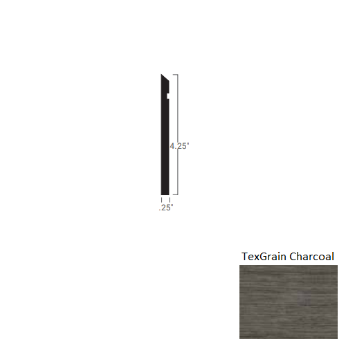 Tarkett Johnsonite MM2 TexGrain Charcoal Masquerade Wall Base — Stone ...