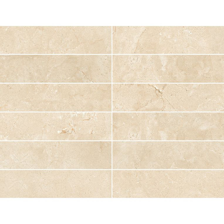Arizona Tile Themar Crema Marfil Polished Porcelain Tile — Stone & Tile ...