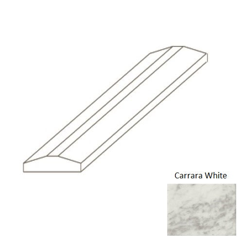 Daltile Threshold M701 Carrara White Polished Double Hollywood Bevel ...