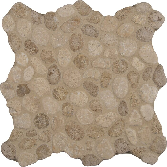 MSI Rio Lago Travertine Blend Pebbles Tumbled Travertine Pebble — Stone ...