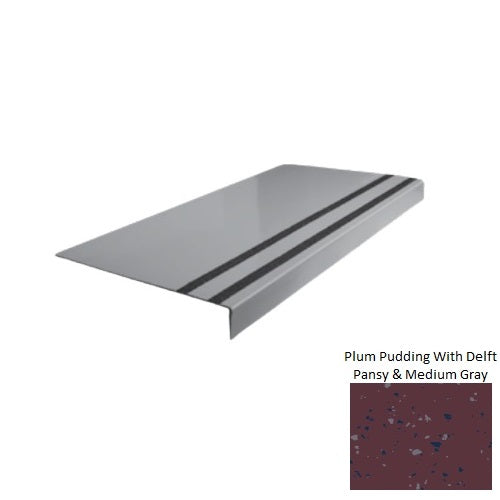 Flexco SpexTones Plum Pudding With Delft Pansy & Medium Gray Stair ...