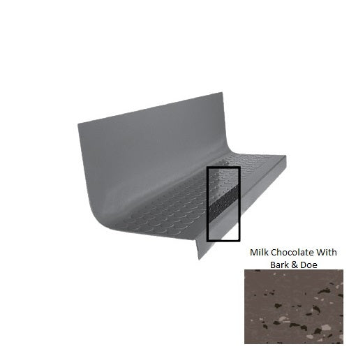 Flexco SpexTones Milk Chocolate With Bark & Doe Rubber Stair Tread ...