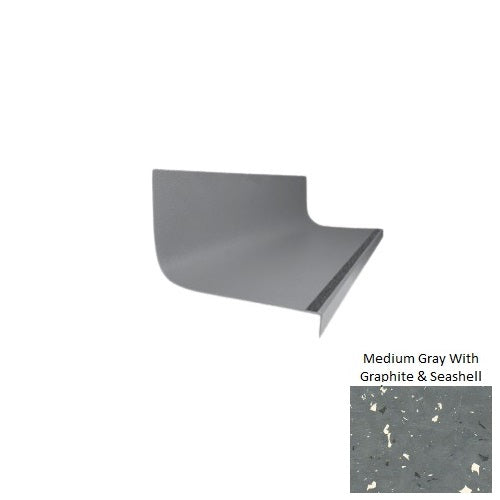 Flexco SpexTones Medium Gray With Graphite & Seashell Stair Tread ...