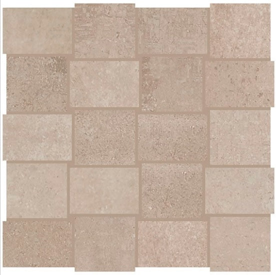 American Olean Union UN02 Weathered Beige Matte Porcelain Mosaic ...