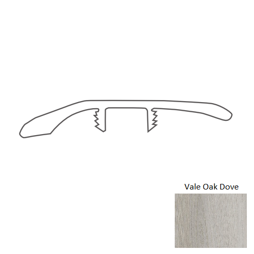 Tarkett Progen Vale Oak Dove Urethane Vinyl Universal Reducer — Stone ...