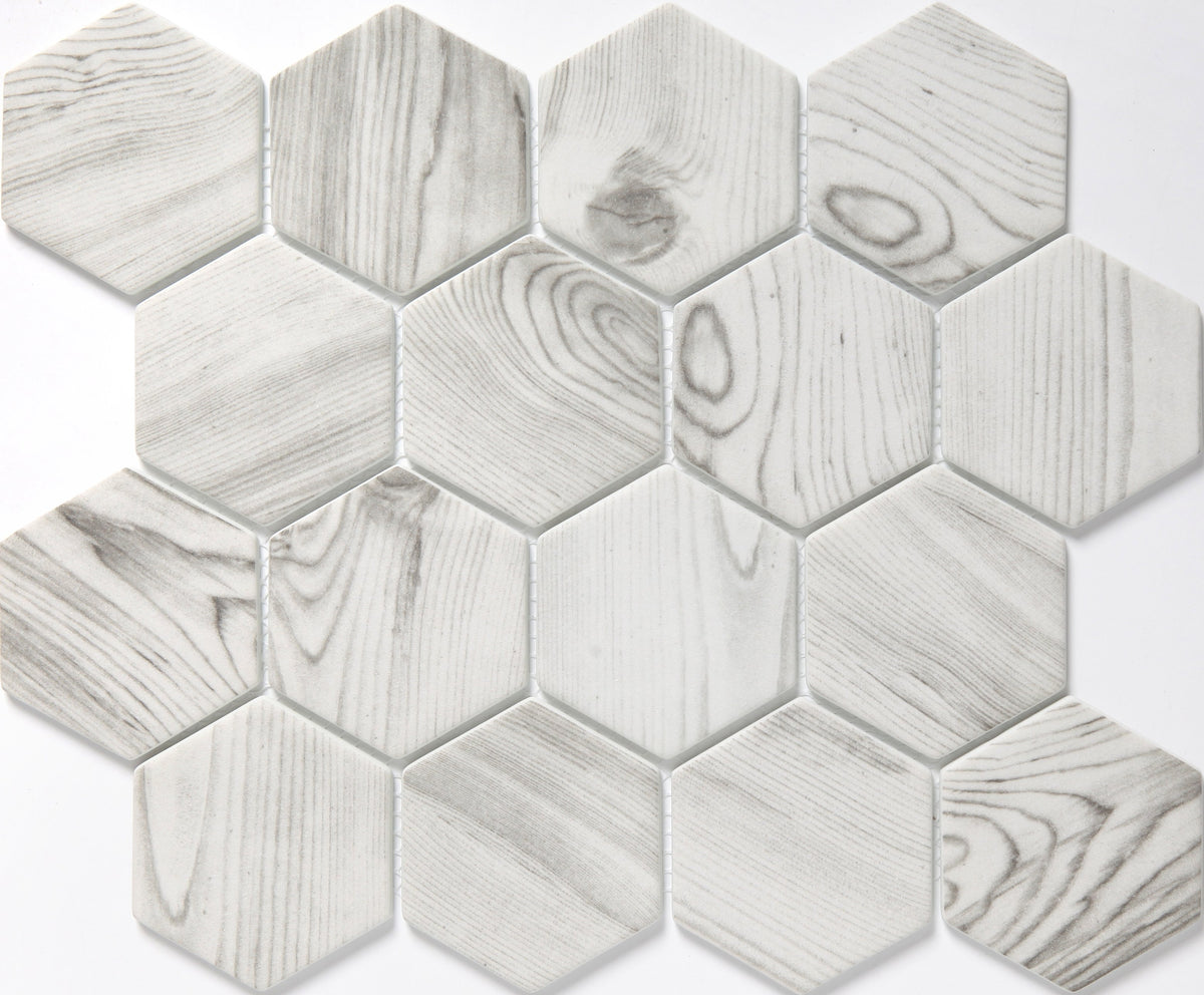 Emser Echo White Glossy Glass Mosaic | Lowest Price — Stone & Tile ...