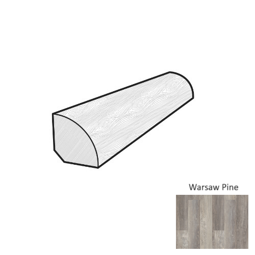 COREtec Pro Plus XL 01652 Warsaw Pine Vinyl Quarter Round — Stone ...