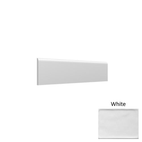 Roca Flow White Glossy Ceramic Bullnose | Lowest Price — Stone & Tile ...