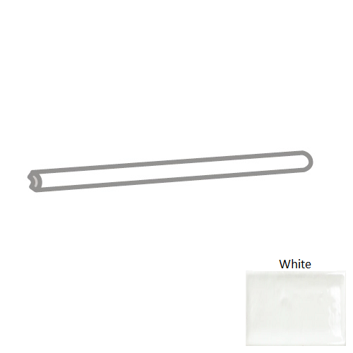 Emser Raku White Glossy Ceramic Jolly | Lowest Price — Stone & Tile ...