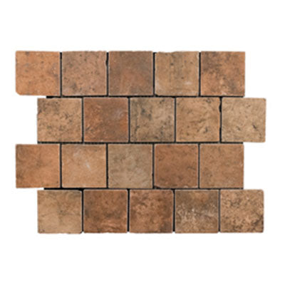 Full Sheet Sample - Chicago Wrigley Staggered Porcelain Mosaic - 3" x ...