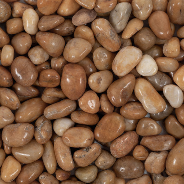 Yellow Small Ultra Polished Marble Loose Pebble | Lowest Price — Stone ...