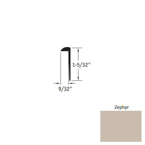 Tarkett Johnsonite 31 Zephyr PVC Square Cap Cove Cap | Lowest Price ...