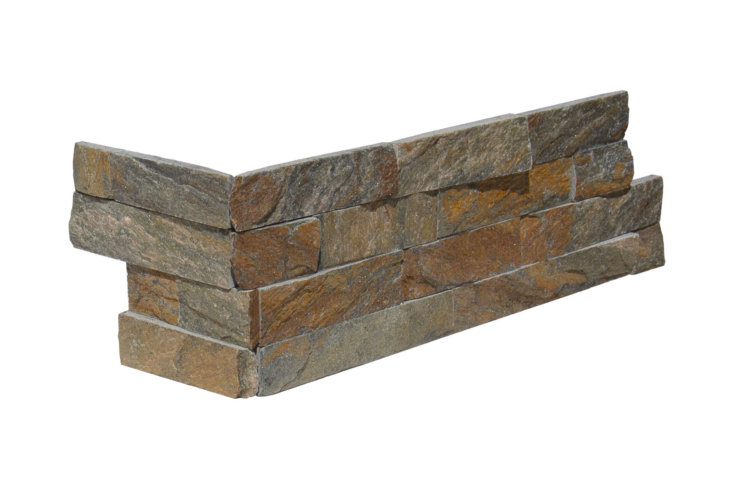 Antique Cinnamon Split Face Quartzite Dog Ear Corner | Lowest Price ...