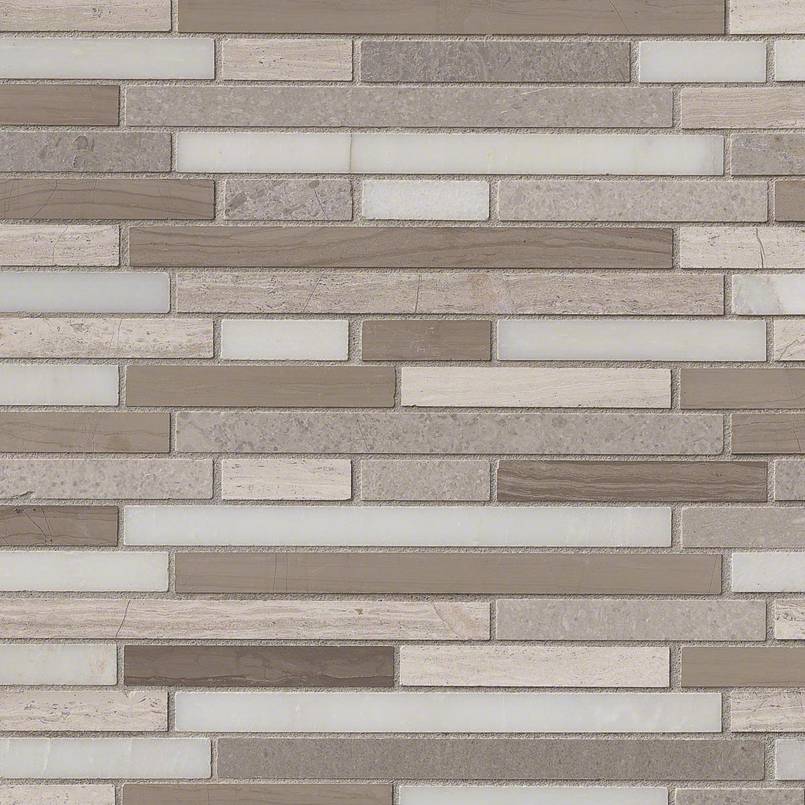 MSI Arctic Storm Interlocking Honed Marble Mosaic | Lowest Price ...