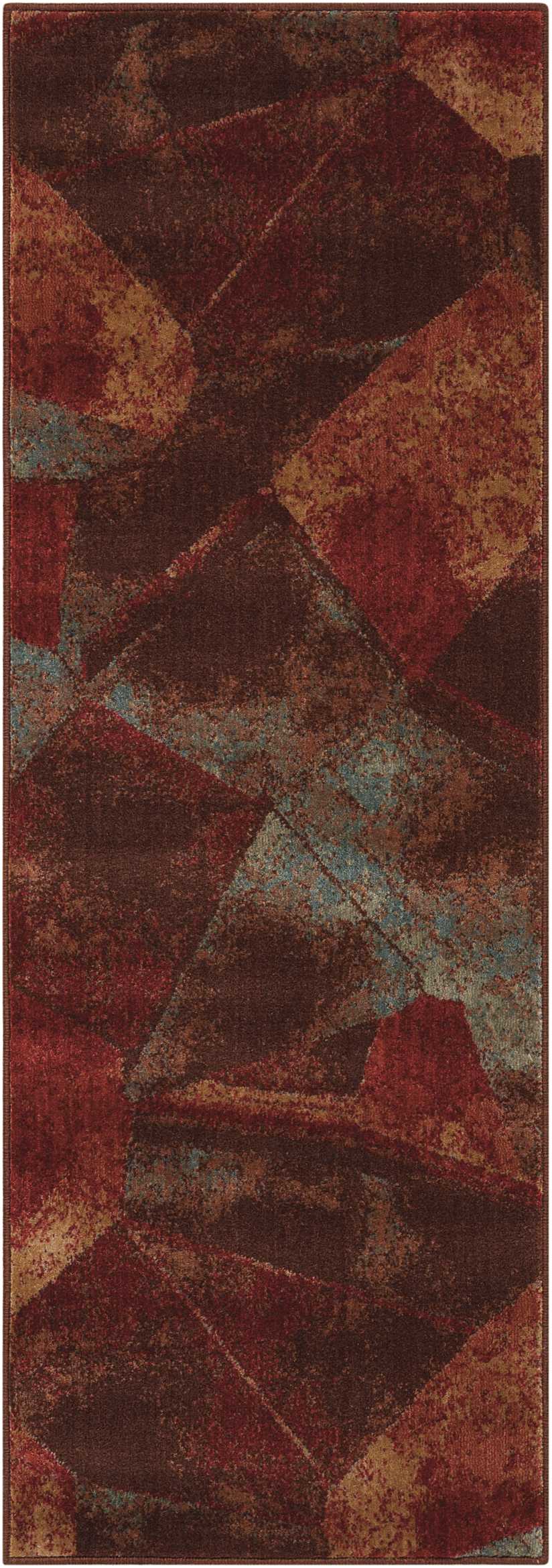 Nourison Somerset ST77 Multicolor 6 Ft Runner Area Rug — Stone & Tile Shoppe, Inc.