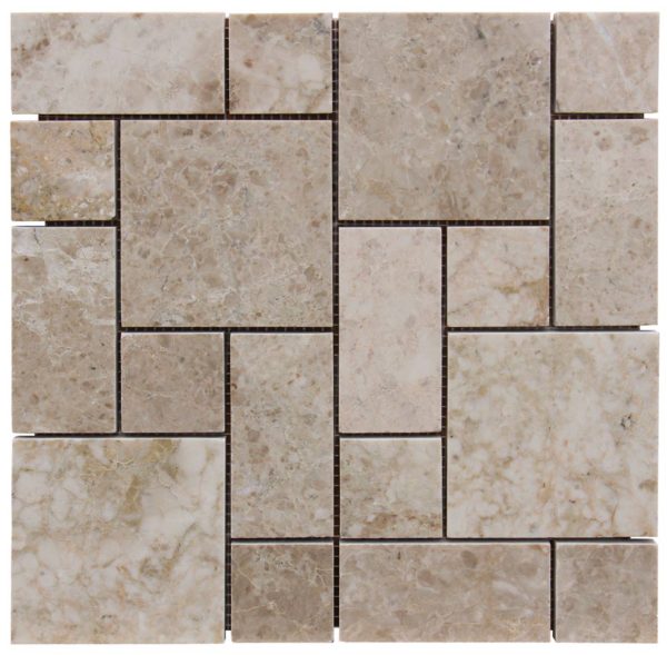 Cappuccino Marble Mosaic - Mini Pattern Polished | Lowest Price — Stone ...