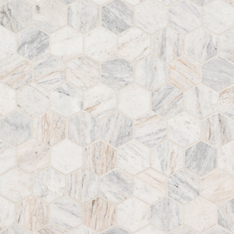 MSI Capri Blue Honed Marble Mosaic | Lowest Price — Stone & Tile Shoppe ...