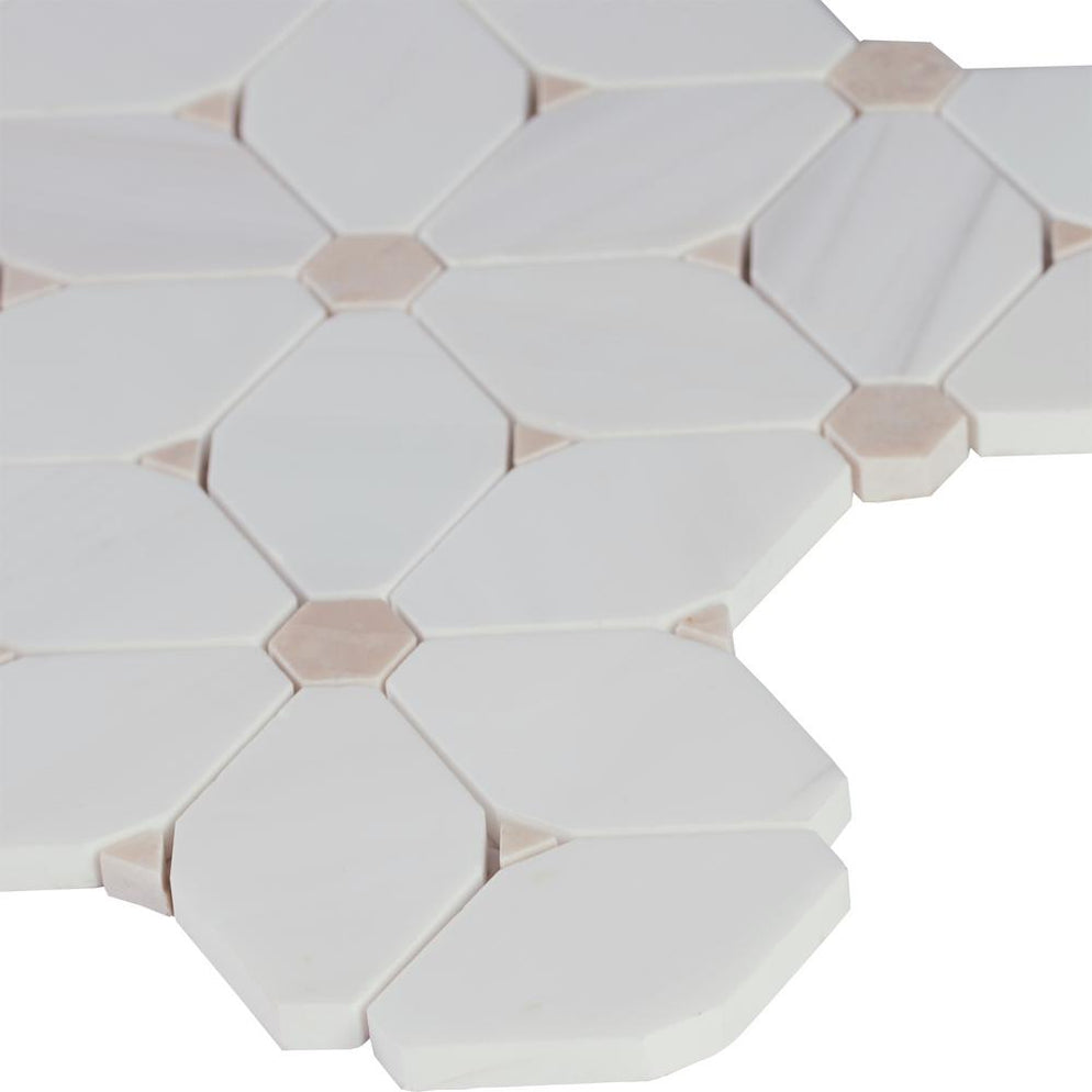 MSI Cecily Pattern Polished Marble Mosaic | Lowest Price — Stone & Tile ...