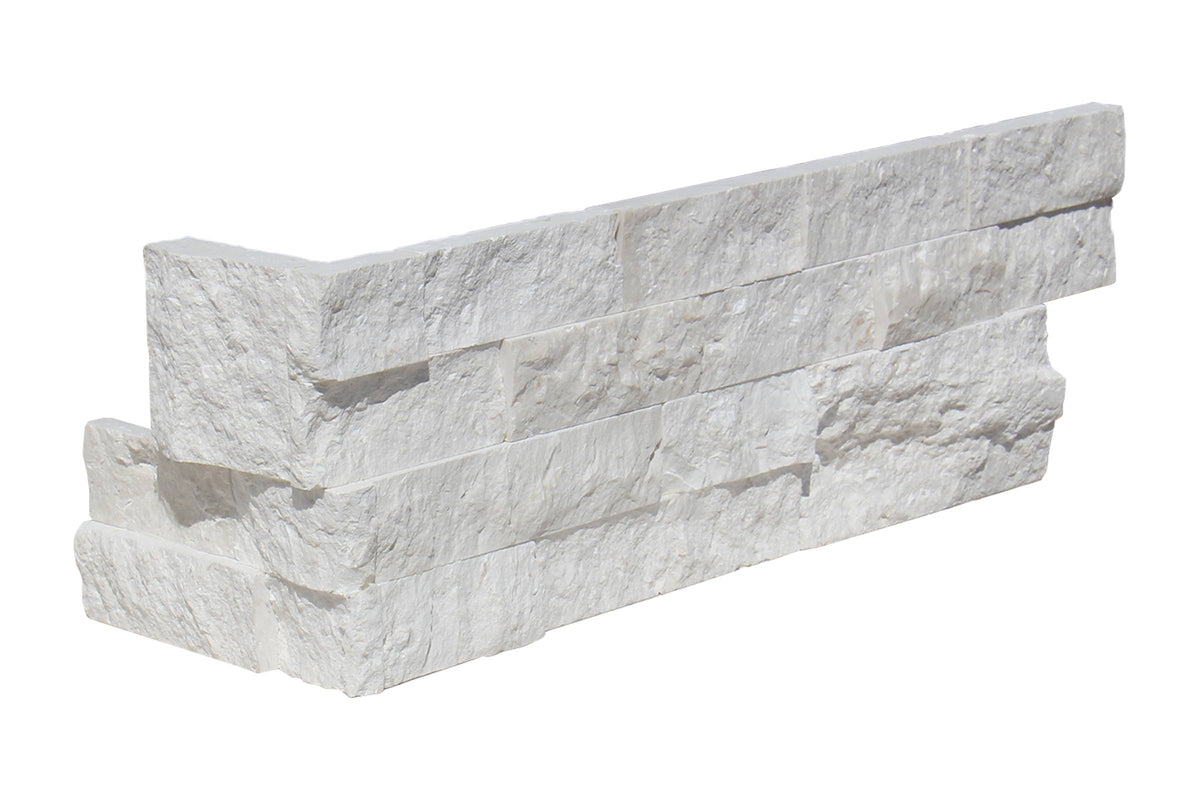 Champagne Split Face Limestone Ledgestone Corner | Lowest Price — Stone ...