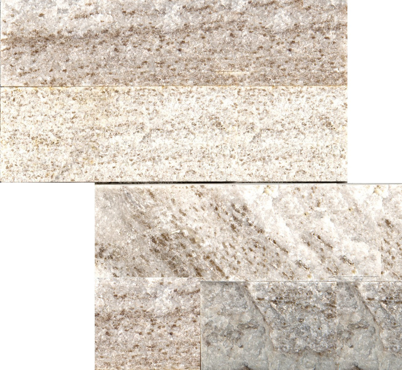 Emser Cream Gold Stacked Flamed Quartzite Ledgestone Corner — Stone ...
