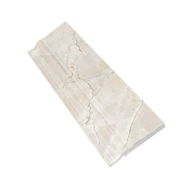 Crema Marfil Marble Baseboard - 4" x 12" | Stone & Tile Shoppe