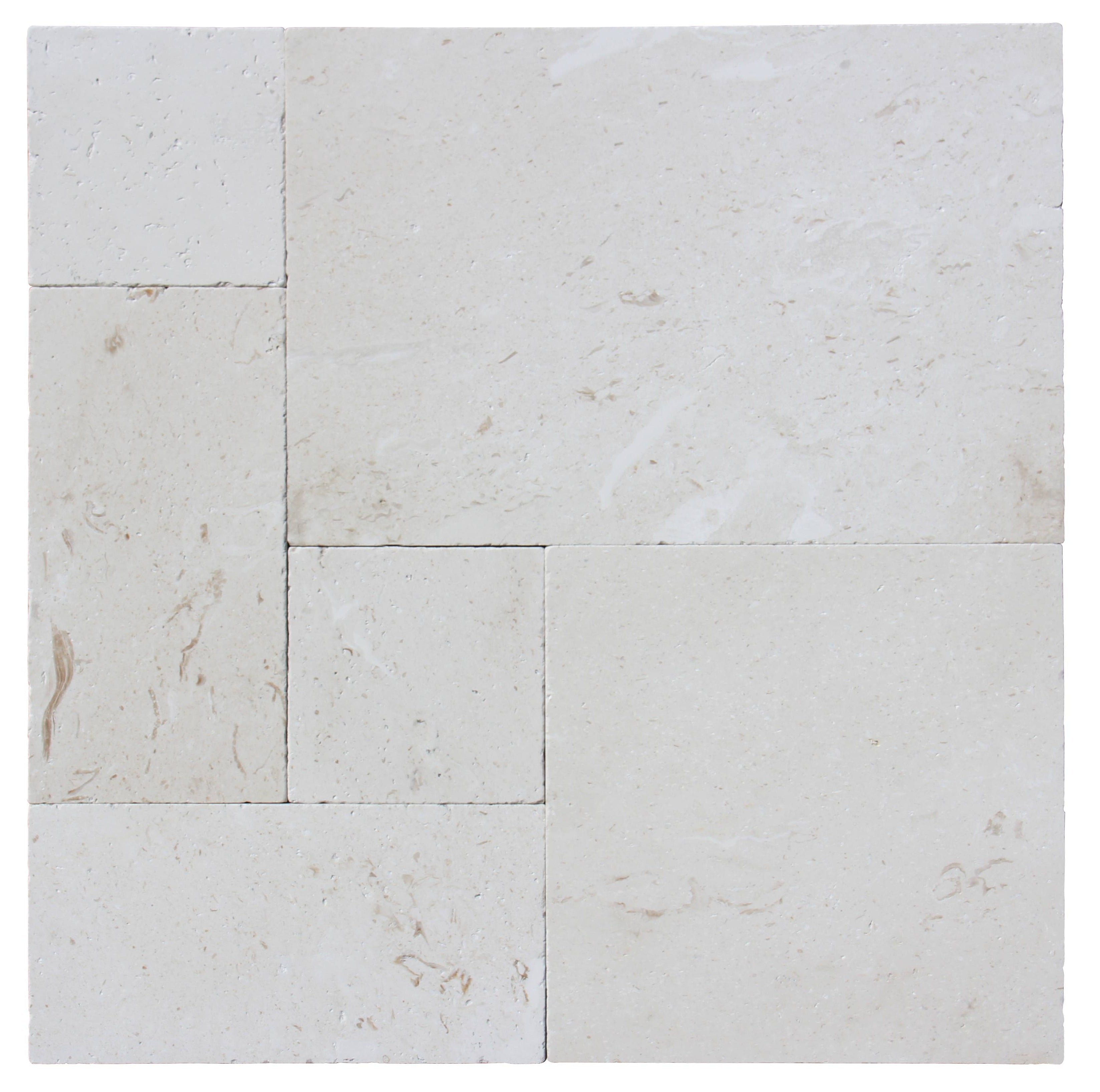 Champagne Tumbled Limestone French Paver Versailles Pattern | Lowest ...
