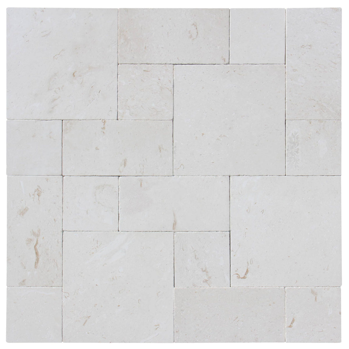 Champagne Tumbled Limestone Roman Paver Pattern | Lowest Price — Stone ...
