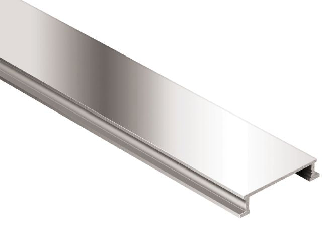 Schluter Systems Designline Polished Chrome Anodized Aluminum Metal ...