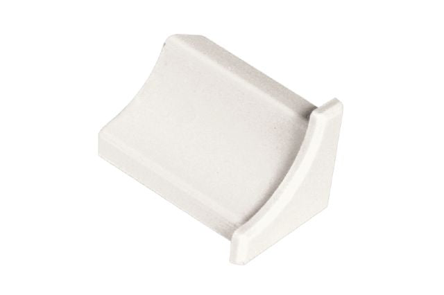 Schluter Systems Dilex PHK White End Cap Tile Edging Trim — Stone ...