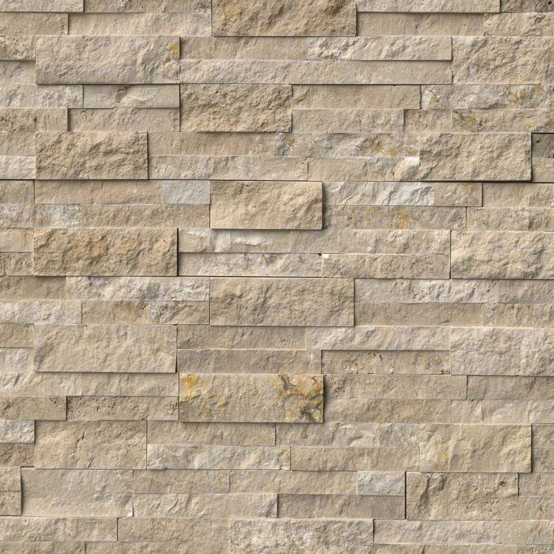 MSI Durango Cream Travertine Split Face Ledgestone | Lowest Price ...