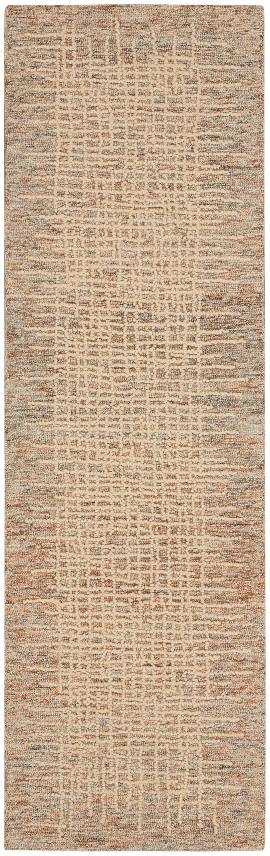 Nourison Colorado CLR03 Beige / Multi 8 Ft Runner Area Rug — Stone ...