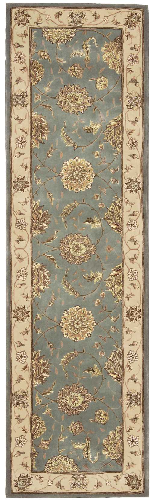 Nourison Nourison 2000 2210 Blue 8 Ft Runner Area Rug | Lowest Price ...