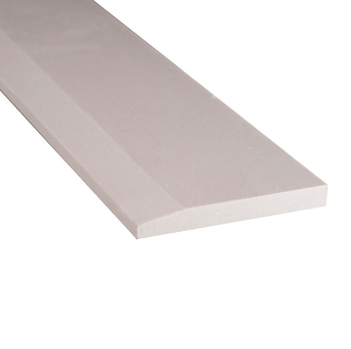 MSI White Polished Engineered Marble Single Hollywood Bevel Threshold ...