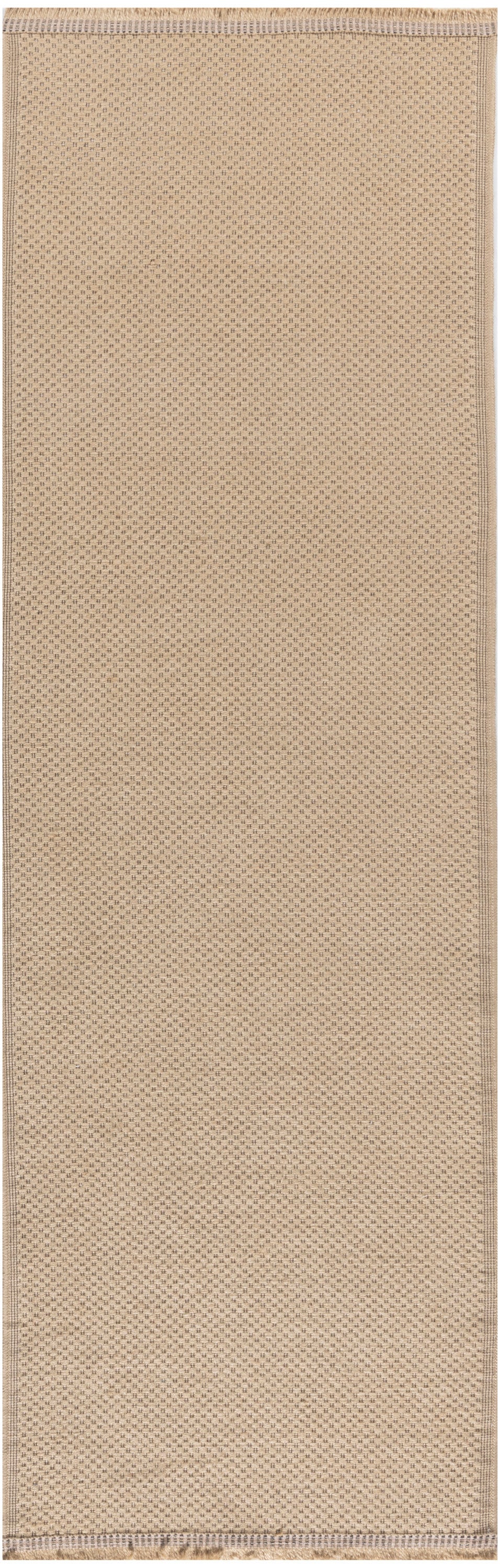 Nourison Washable Jute WSJ03 Natural Jute Blend 8 Ft Runner Area Rug ...