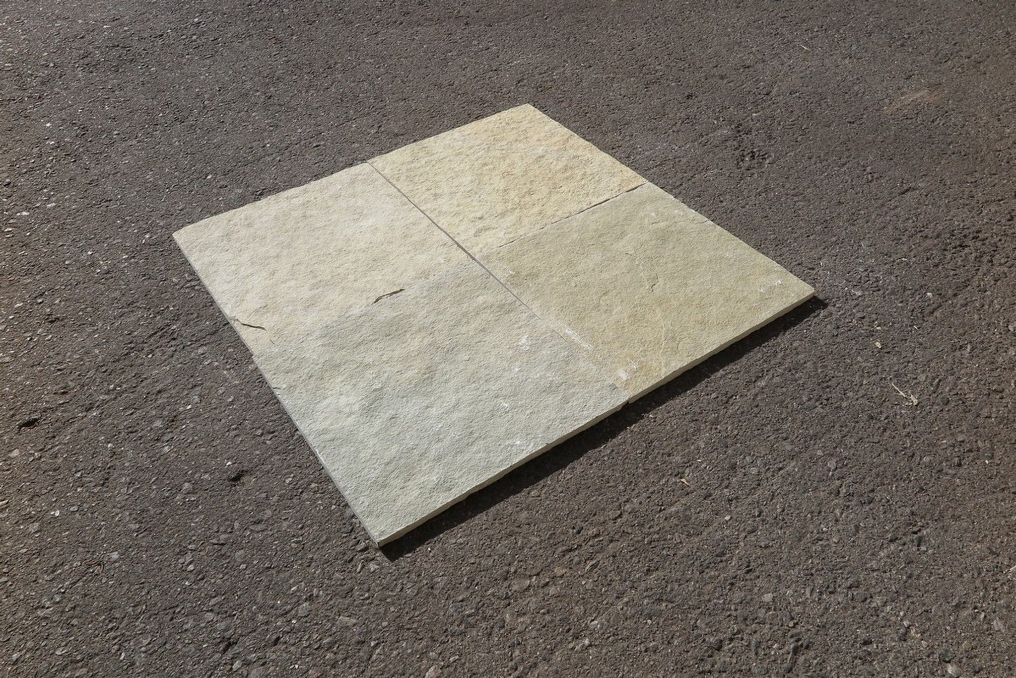 French Vanilla Natural Cleft Face, Gauged Back Limestone Tile — Stone ...