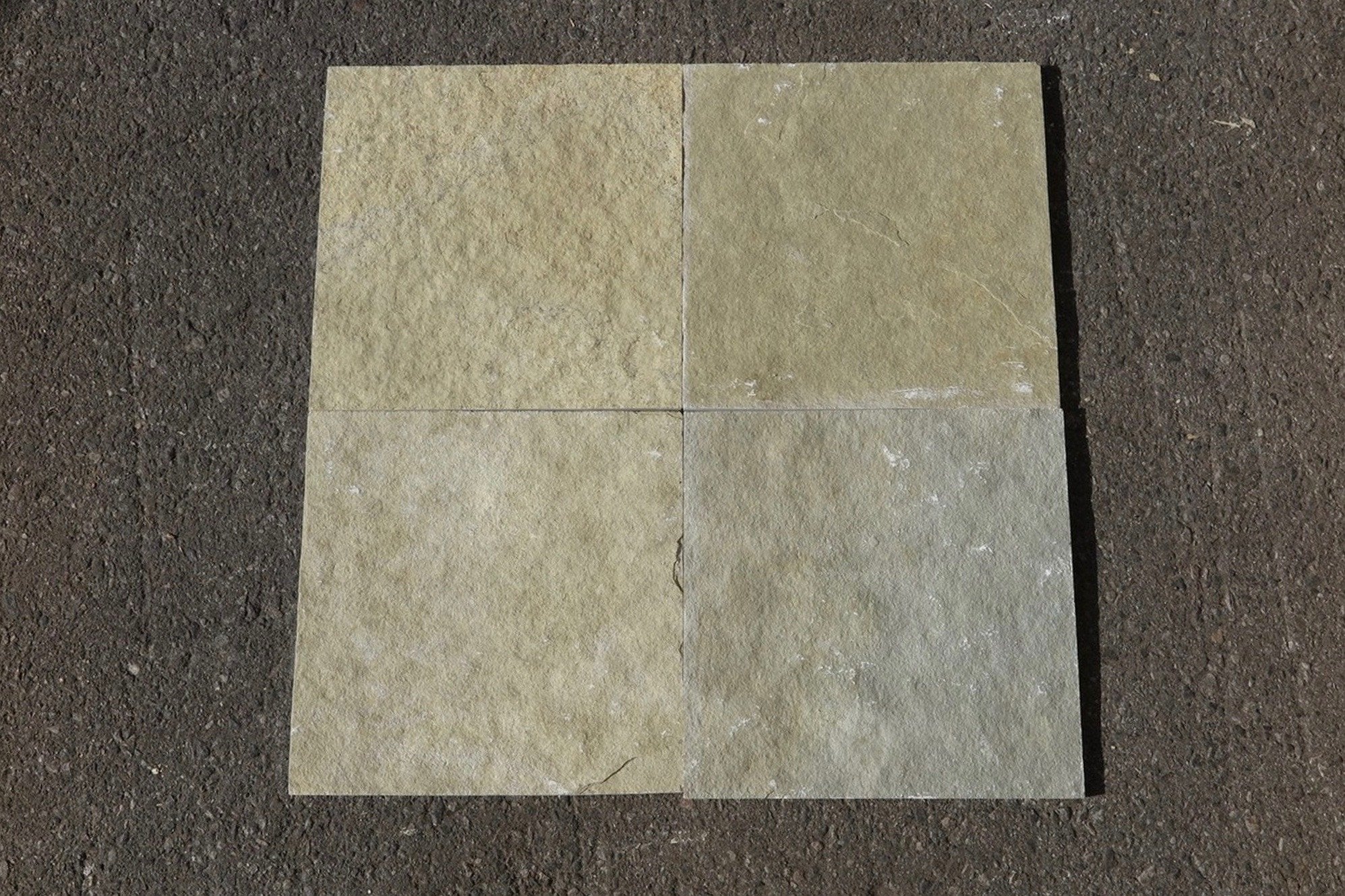French Vanilla Natural Cleft Face, Gauged Back Limestone Tile — Stone ...
