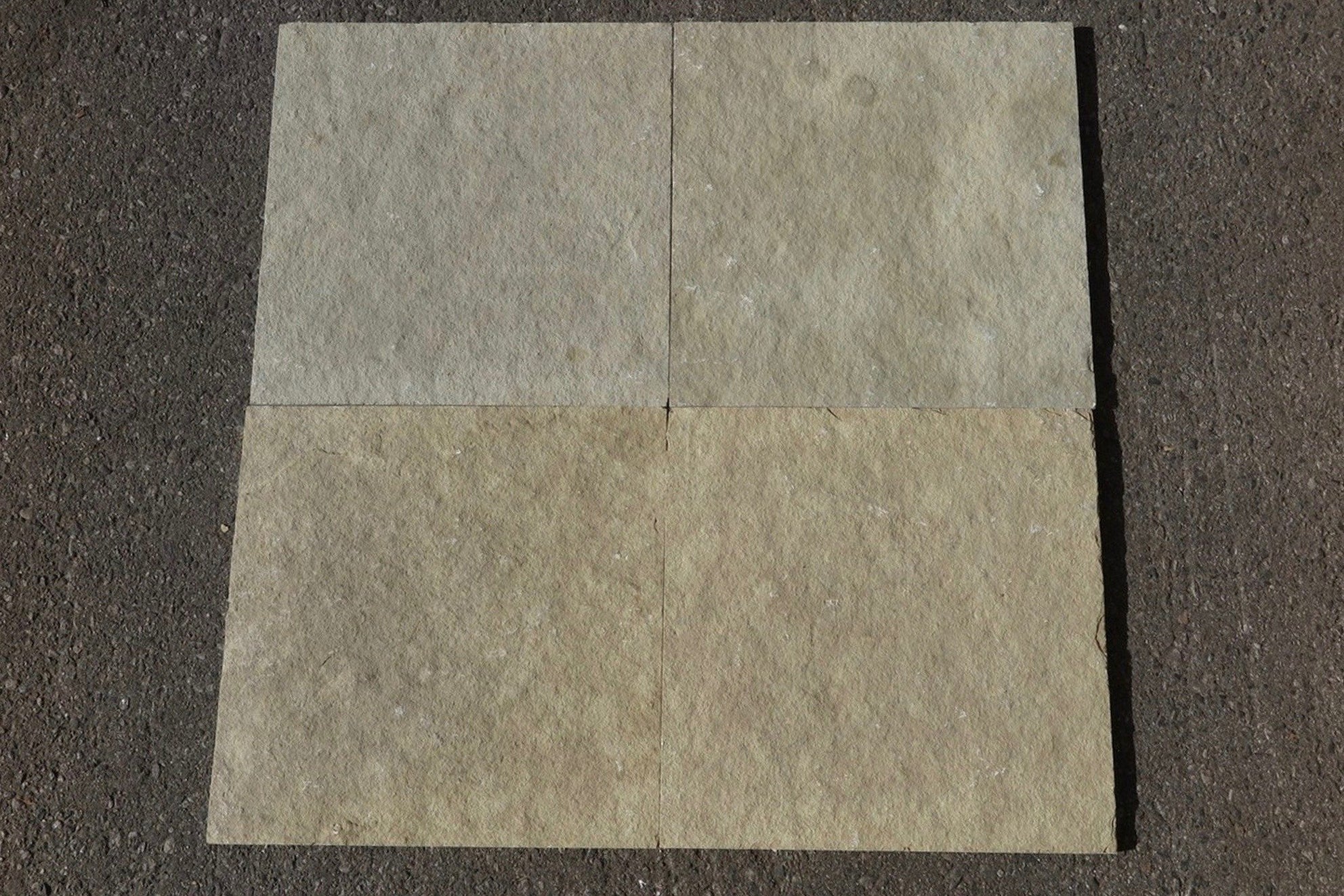 French Vanilla Natural Cleft Face, Gauged Back Limestone Tile — Stone ...